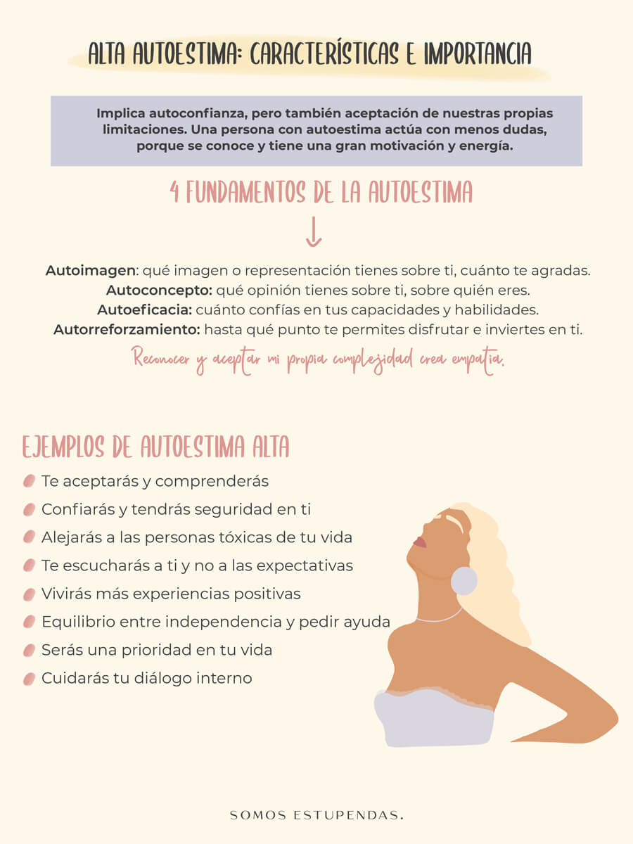 Alta autoestima: Características e importancia | Somos Estupendas