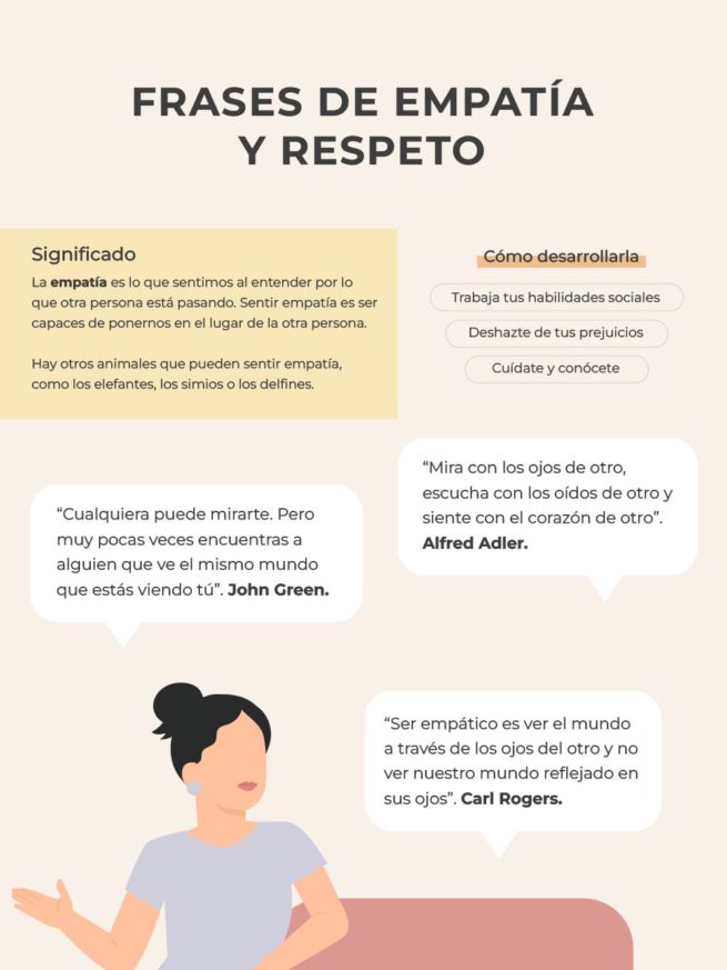 13 Frases de empatía y respeto escritas por una psicóloga | Somos Estupendas