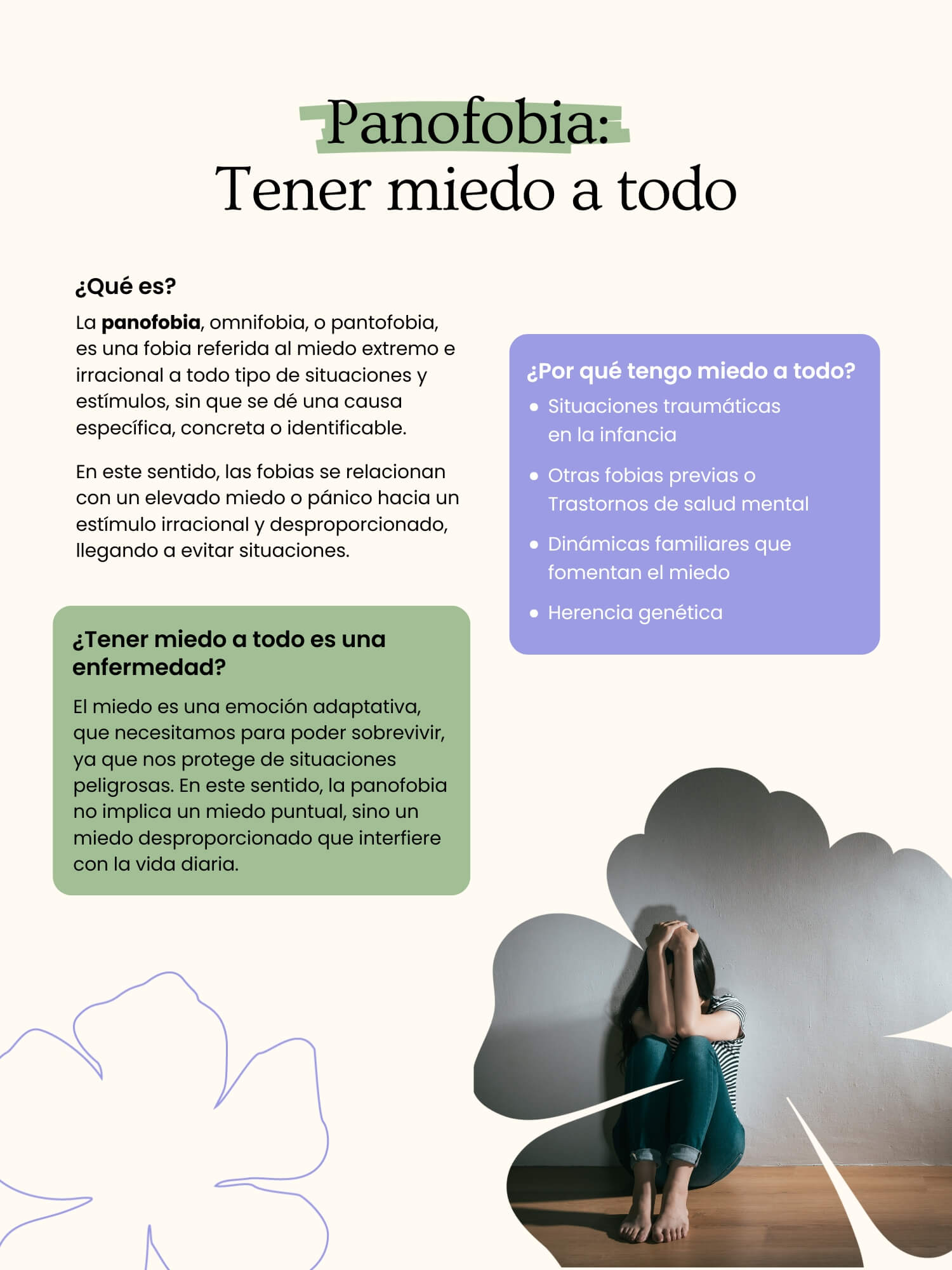 Panofobia: Tener miedo a todo | Somos Estupendas