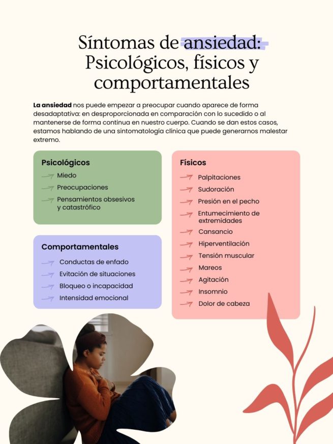 Síntomas de ansiedad: Psicológicos, físicos y comportamentales | Somos ...